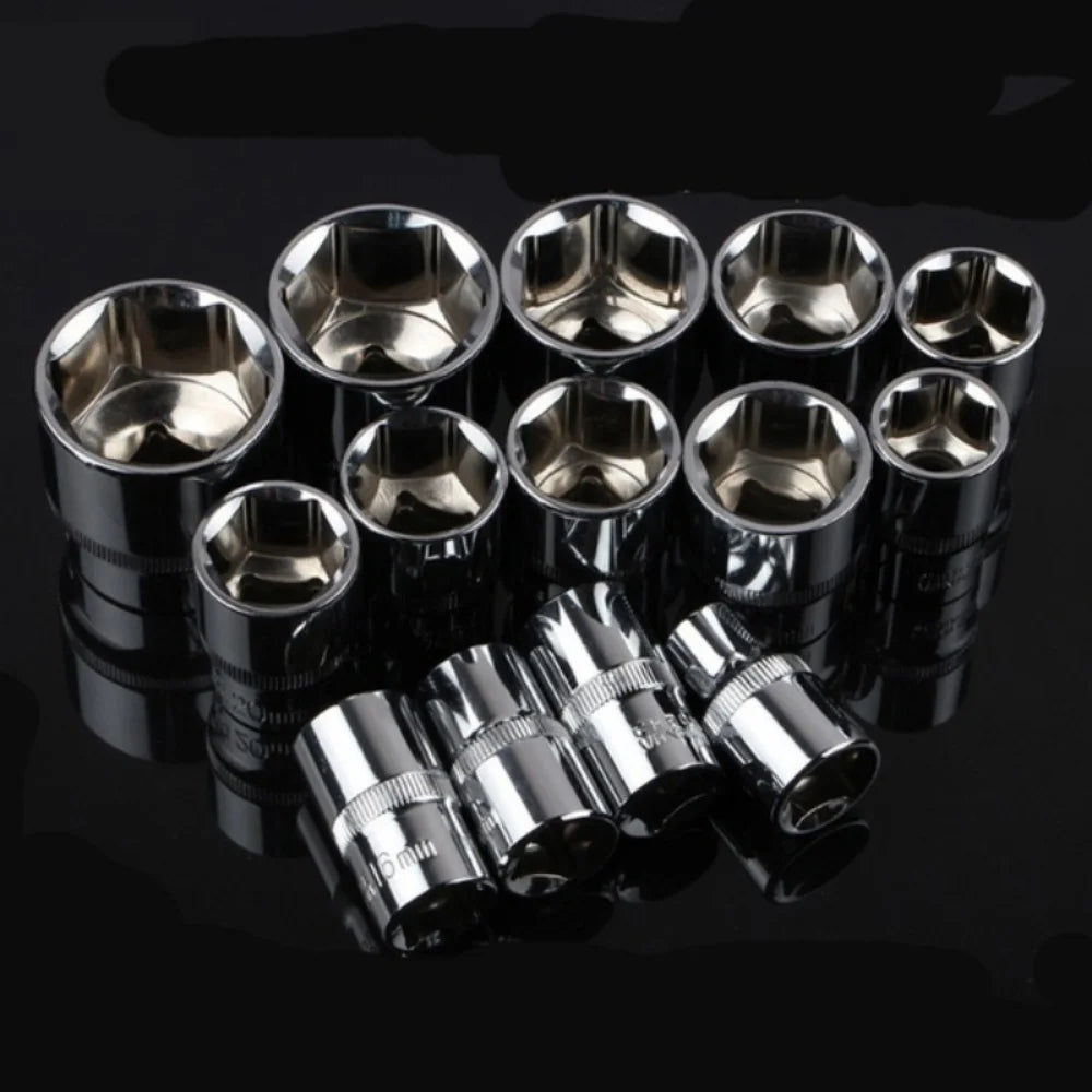 12 Pcs Set Wrench Socket Set Motorcycle Bicycle Repairing Tool Hardwar ...