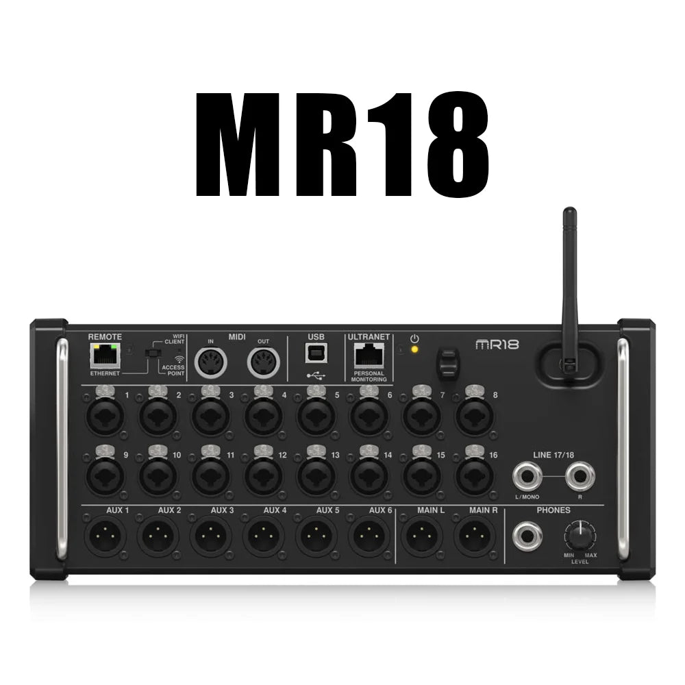 MR18 MR12 Professional Digital Mixing Studio Recording Console Dj Stud ...