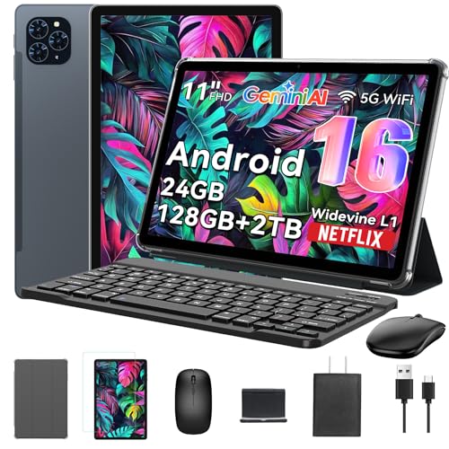 Tablet 2025 World's First Android 16 Tablet with Gemini AI, 11 Inch FH ...