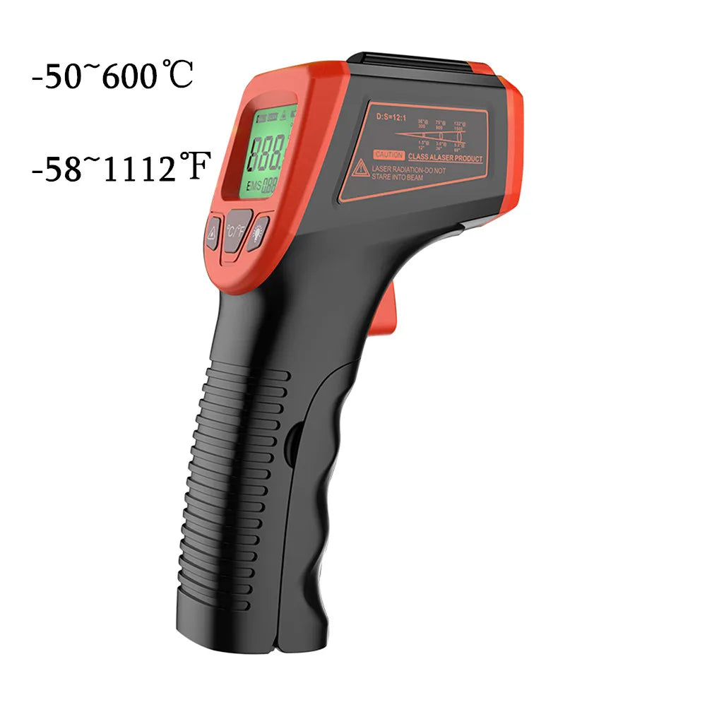 Digital Infrared Thermometer -50~600℃ GM320/GM320S/HW600/HW550 LCD Dis ...