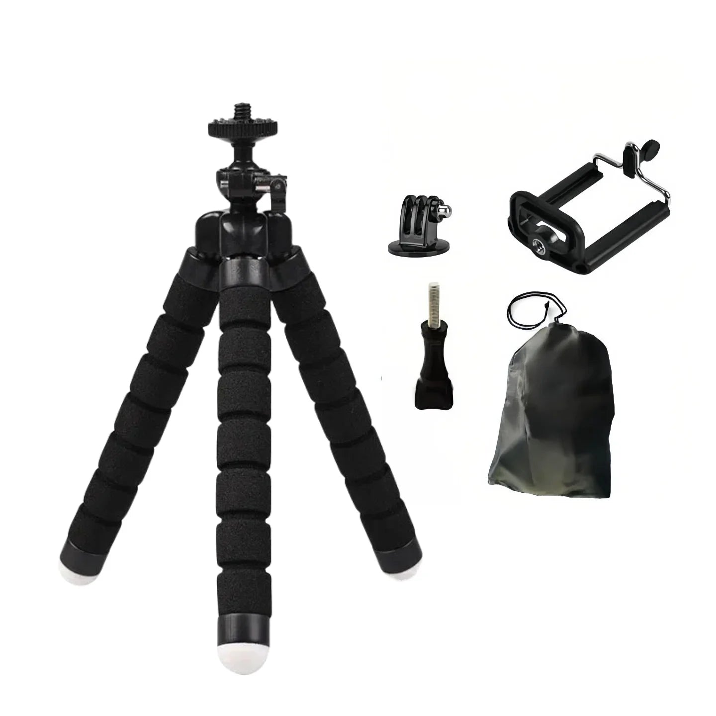 Tripods for Gopro Hero 12 11 10 9 8 7 Black MAX Flexible Mini Octopus ...