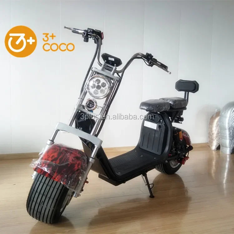Electrical Motorcycle Citycoco For Adult 2000W Electric Bike Scooter ...